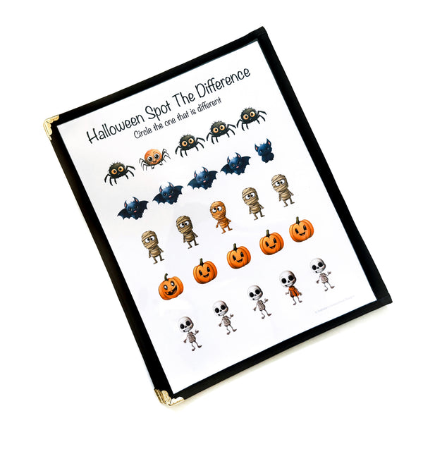 Halloween Morning Menu For Preschoolers With 19 Activity Pages | Toddl ...