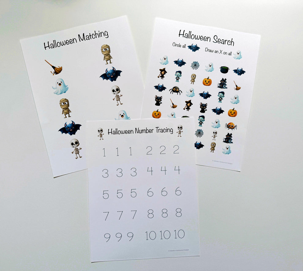 Halloween Morning Menu For Preschoolers With 19 Activity Pages | Toddl ...